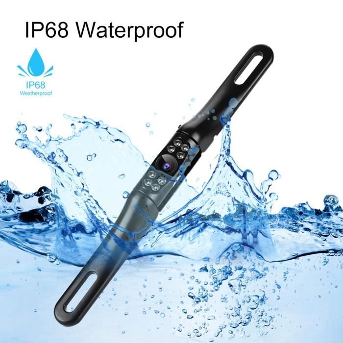 POU Caméra de recul infrarouge ip68 système de vision arrière étanche ...