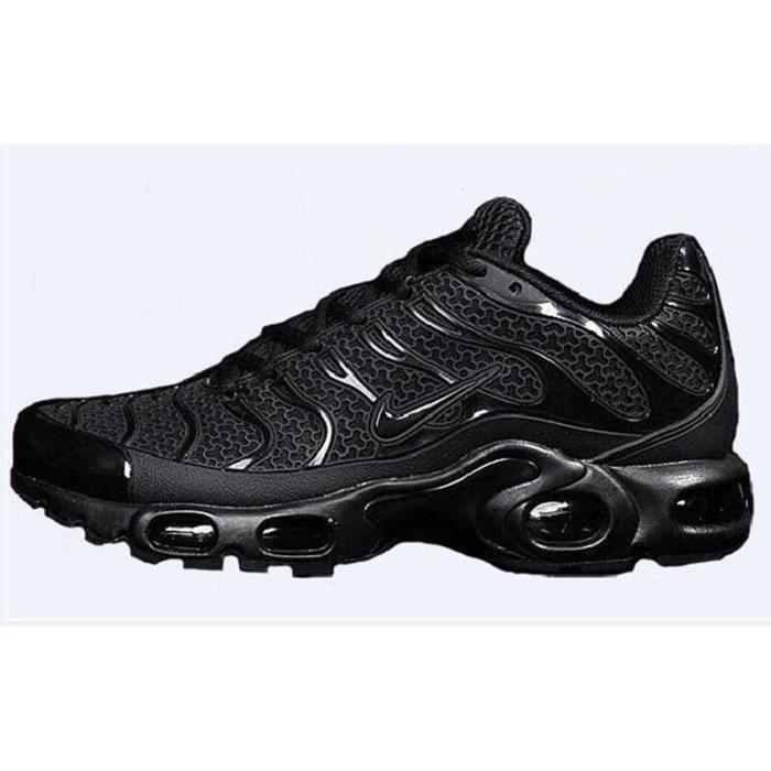 NIKE AIR MAX TN HOMMES BASKETS CHAUSSURES DE SPORT NIOR NOiR ...