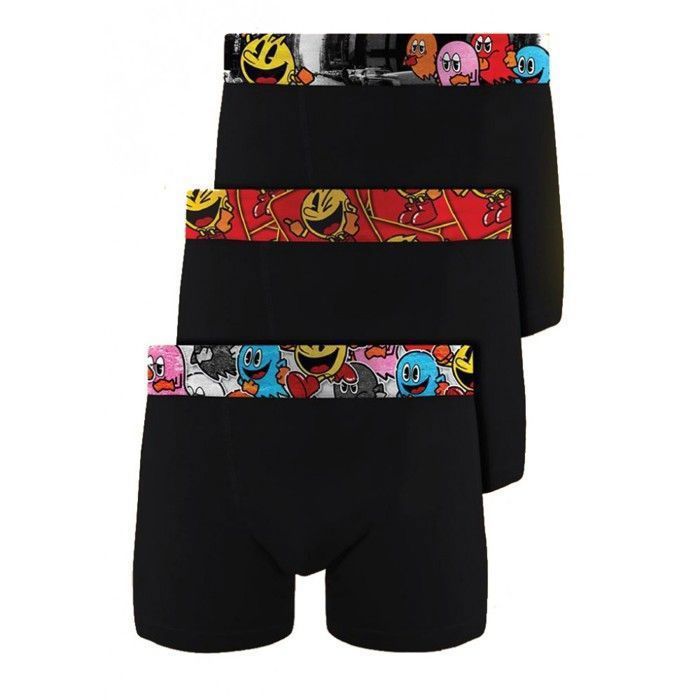 Boxer No Publik Homme Featuring Pac Man fantaisie - Lot de 3 uni 1531 ...