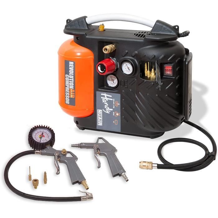 Compresseur d'air - REVOLUTION'AIR - Revo Handy - 5 litres - 1,5 HP ...