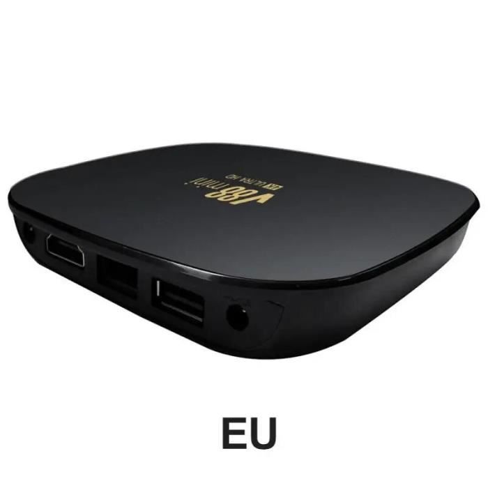 V88 Mini Smart TV Box,Android 12,lecteur multimédia pour TV,1 Go de RAM ...