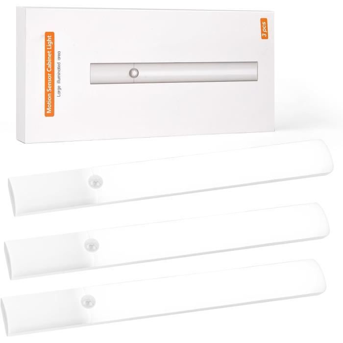 Lumière De Placard Led40,3Pcs Sans Fil Lumière Détecteur De Mouvement ...