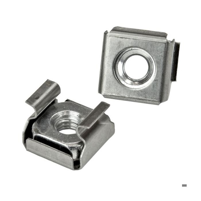 Vis M5 et écrous cage M5 - STARTECH - 12 mm - Plaqué nickel - Paquet de ...