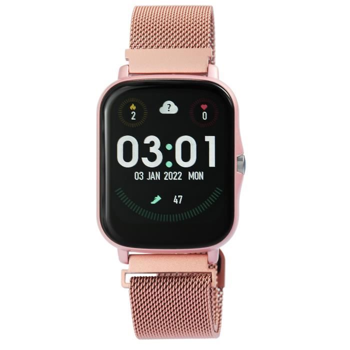 Montre connectée TimeTech lumineuse fonction réveil cool compatible ...