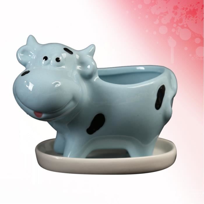 Pot de fleur 1pc de réutilisable en céramique durable pour les amis de ...