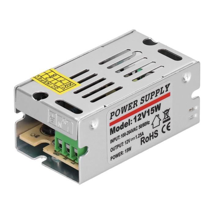 Yosoo Alimentation De Commutation Alimentation à Découpage Dc 12v 15w 1