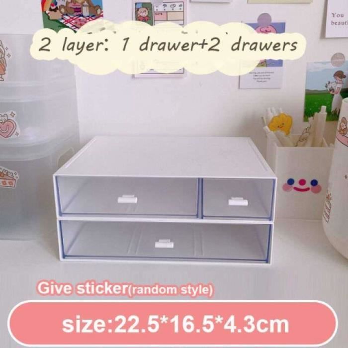 HA20772-boîte de rangement de bureau. étagère à tiroirs. support de ...