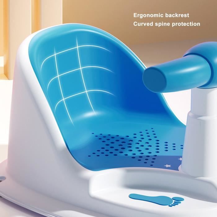 Drfeify Chaise de bain bébé ergonomique, sécurité renforcée avec ...