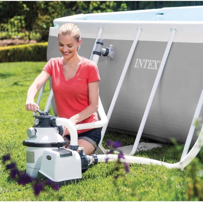 Intex filtre à sable sx1500 4m3/h pour piscine jusqu'à 24m37 ...