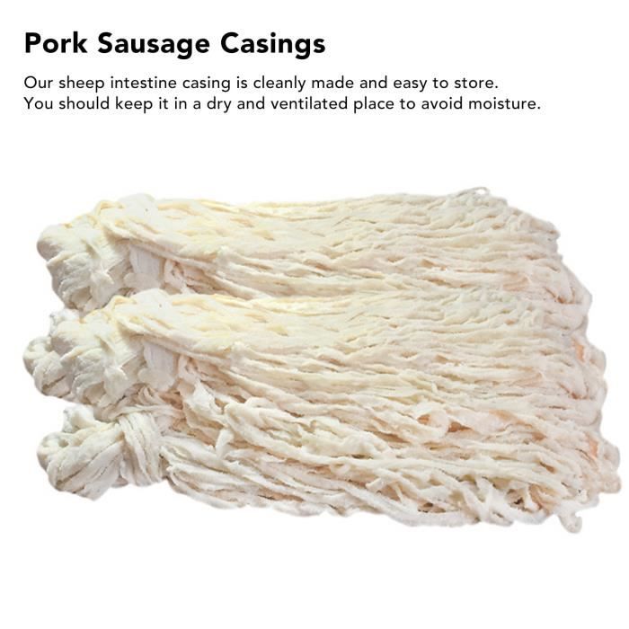 YOSOO boyau de saucisse de porc Boyaux de saucisse de porc salés ...