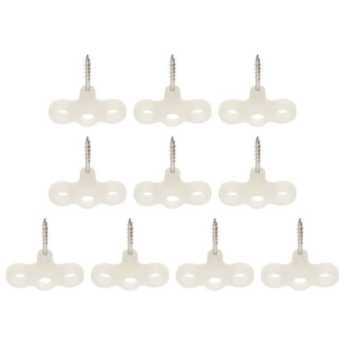 Fdit Clou à vis de tente 10pcs Piquets de Tente Camping Piquets ...