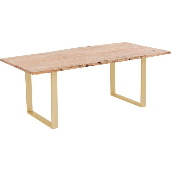 Table rectangulaire Harmony en laiton 160x80cm - KARE Design - Style ...