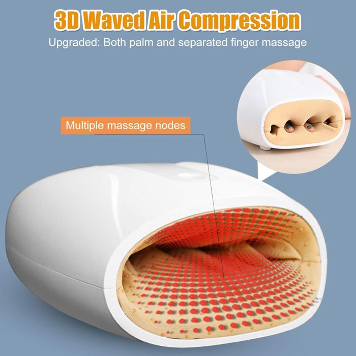 Appareil de massage mains intelligent sans fil avec chaleur et ...