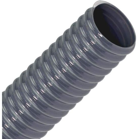 Tuyau d'aspiration en PVC 60 mm - Longueur au mètre - Léger et flexible ...
