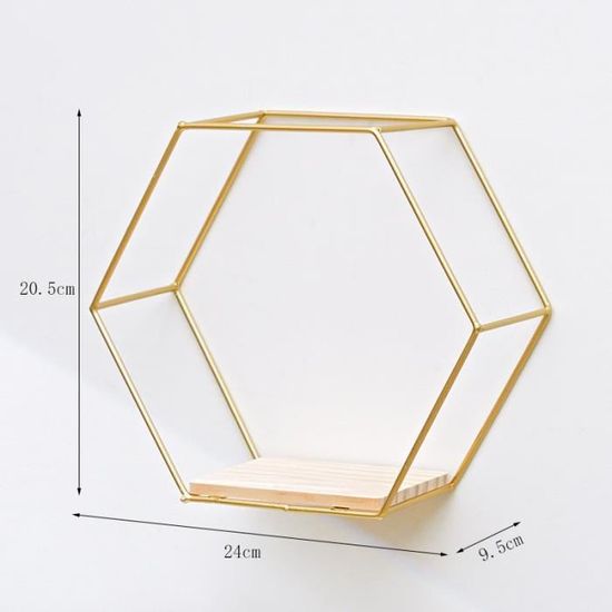 Etagere Mural Hexagonal
