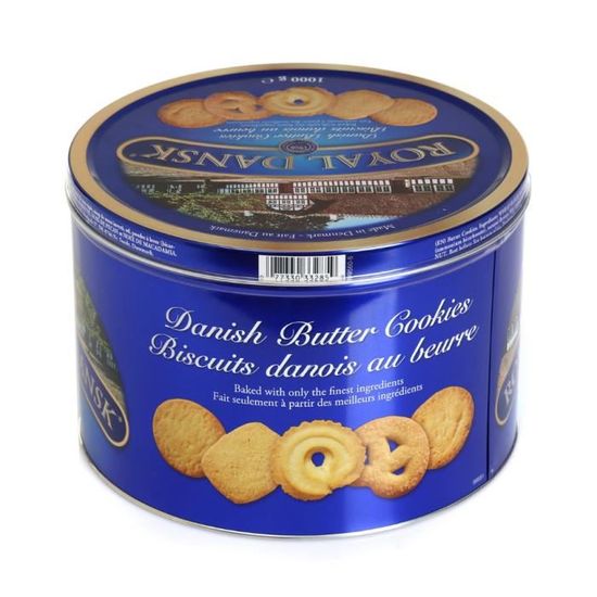 35.3Oz 1000g Biscuits au beurre danois Royal Dansk Kelsen Group ...