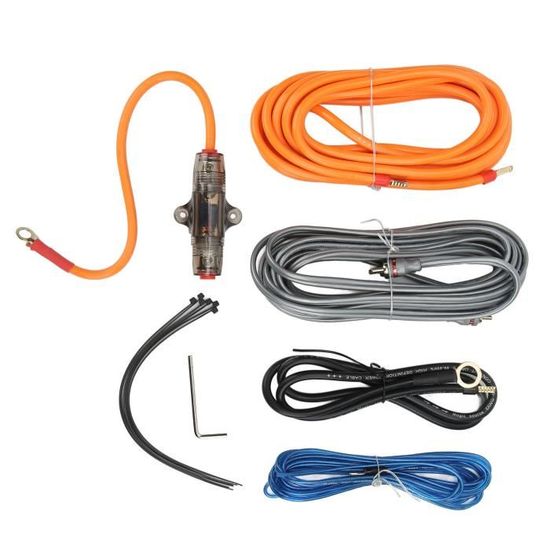 Dilwe Kit Installation Ampli Auto | Câblage 8GA | Transmission Stable ...