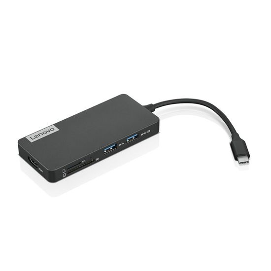 Hub USB Type C - Lenovo - GX90T77924 - 7-en-1 - Gris - USB - Cdiscount ...