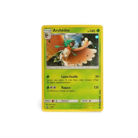 Carte Pokémon Archéduc 140 PV SM55 Promo NEUF FR - Cdiscount Jeux - Jouets
