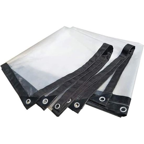 Bâche Transparente Epaisse,1mx1m Bache Imperméable Jardin Transparent ...