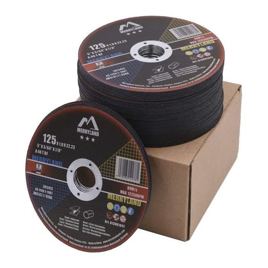 Disque À Tronçonner 125 Métal Inox Acier Fer, 125 X 1,0 Mm Disque De ...