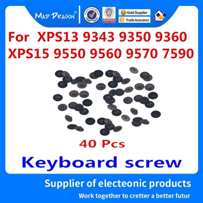 40 PCS Clavier D'ordinateur Portable vis Pour XPS13 9343 9350 9360 9370 ...