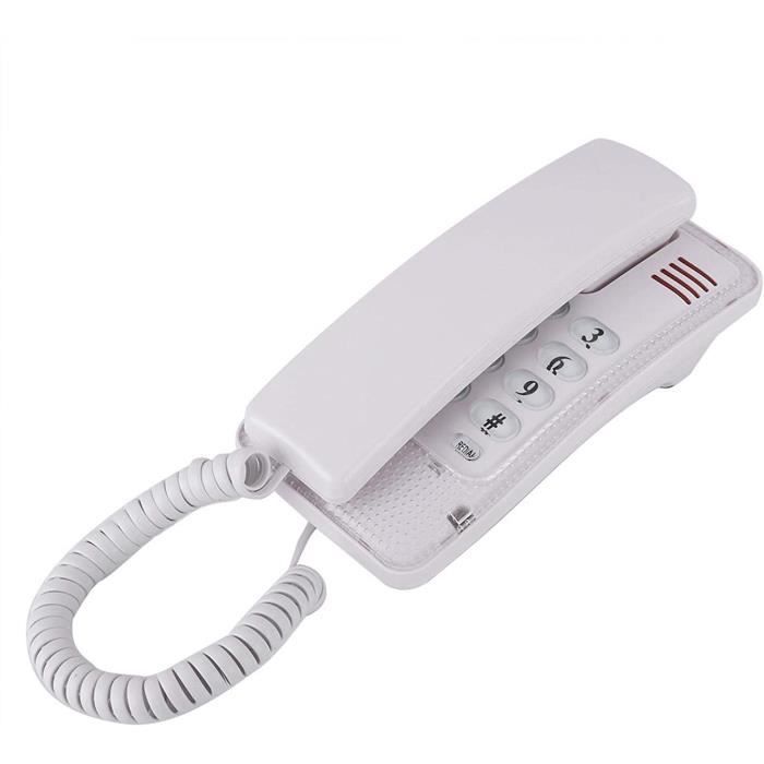 Téléphone Fixe pour Les Entreprises, Téléphone Filaire à Gros Bouton ...