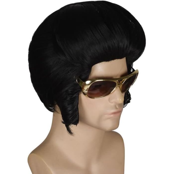 Slicked-Back Hair Wig | Hommes 60 'S Perruque 50' S Rock Costumes ...