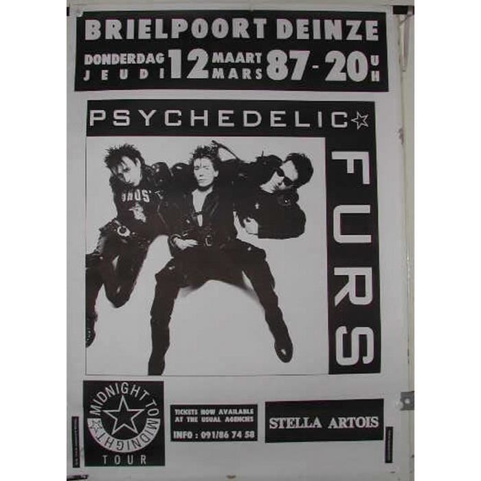 Psychedelic Furs - 70x100 cm - AFFICHE - POSTER - Envoi Roulé ...