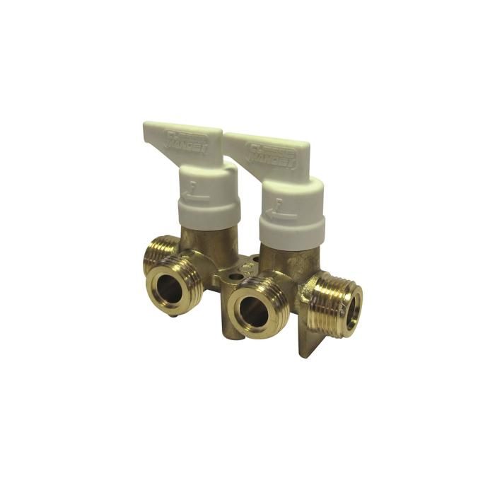 Vanne de distribution de gaz : 2 voies - Cdiscount Bricolage