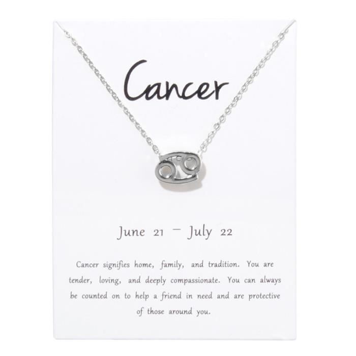 Bijoux fantaisie 12 Constellation Gemini pendentif colliers pour femmes ...