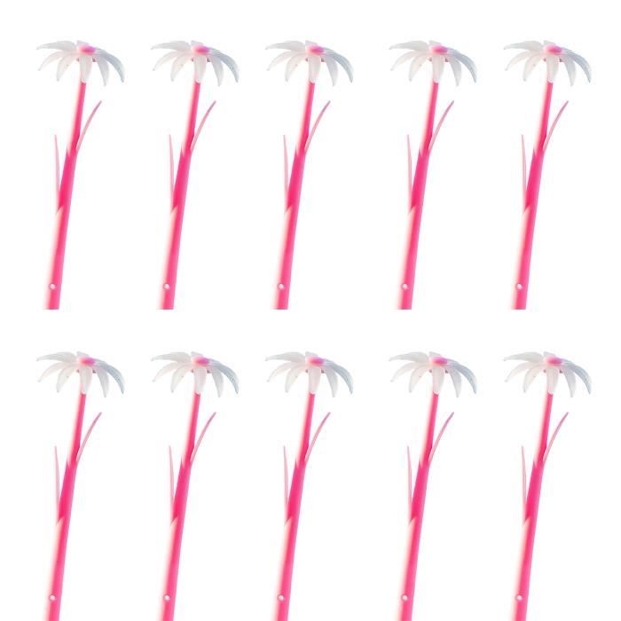 MARQUAGE - CRAYON Stylo de fleurs 10pcs drôle de stylo fleur souple ...