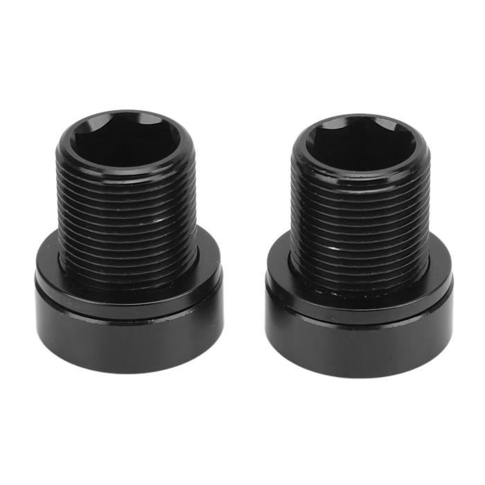 Vis de manivelle de vélo - DILWE - M15x19 - Alliage d'aluminium - 2 ...