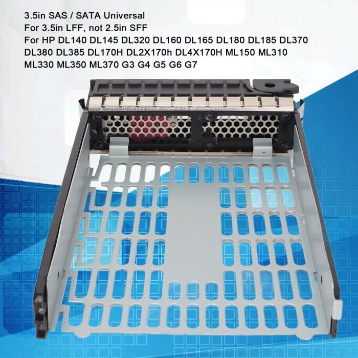 ROM support de disque dur SAS SATA Plateau de Disque Dur 3.5in SAS/SATA ...
