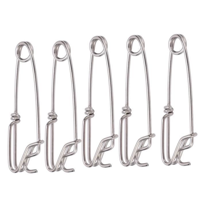 OMABETA Clips de ligne longue Snap pivotant Connecteurs de pêche en mer ...