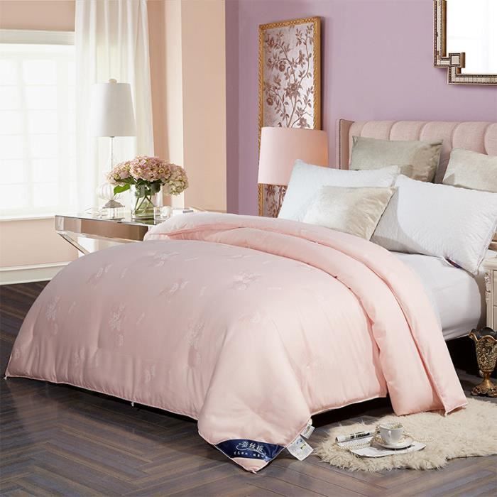 RUMOCOVO® Couette en soie, couette fine lavable pour adultes et enfants ...