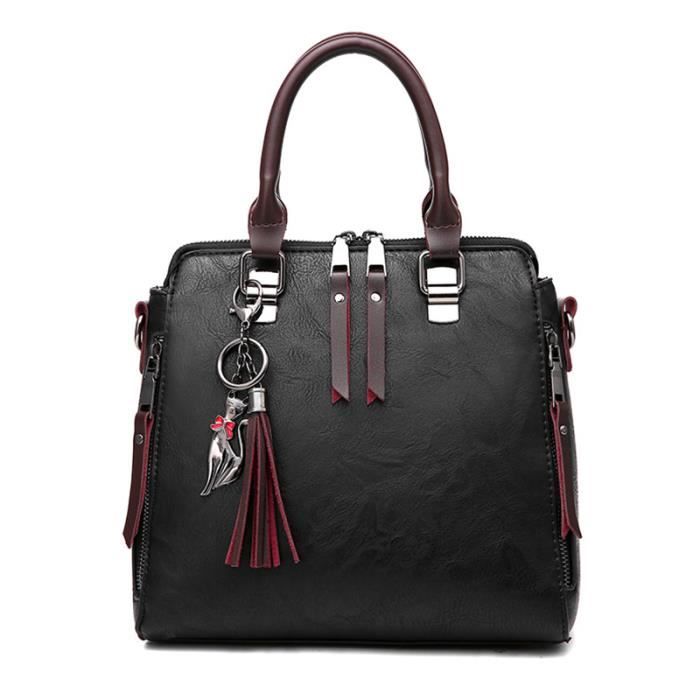 Sac a main Mode feminine Belle dame sac a bandouliere elegant en cuir ...