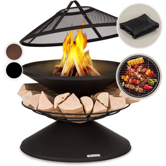 Blumfeldt Brasero Exterieur pour Le Jardin et Terrasse, Brasero ...