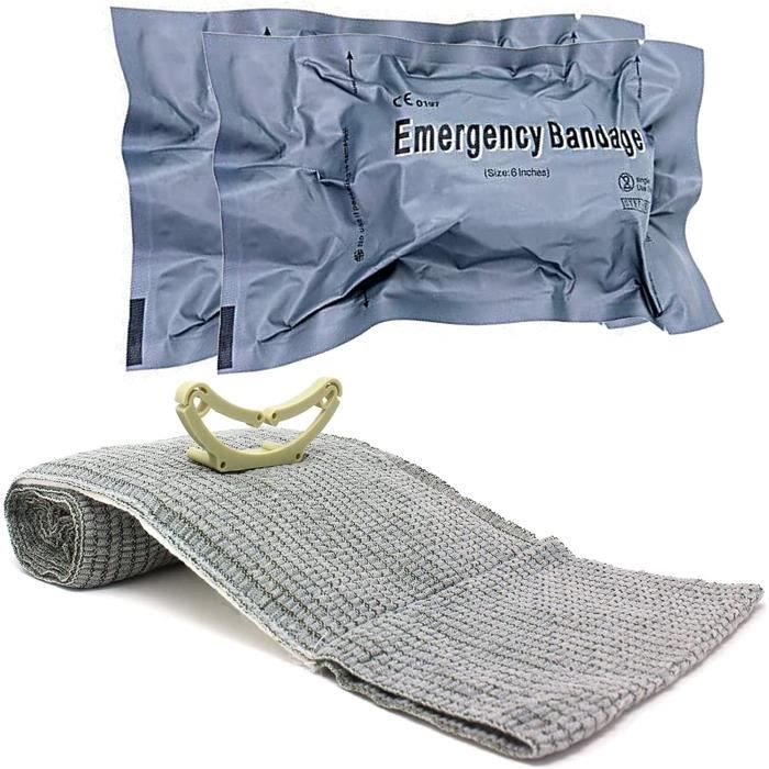 6"Israeli Emergency Bandage with Pressure Bar Bar,Bandage Hémostatique ...