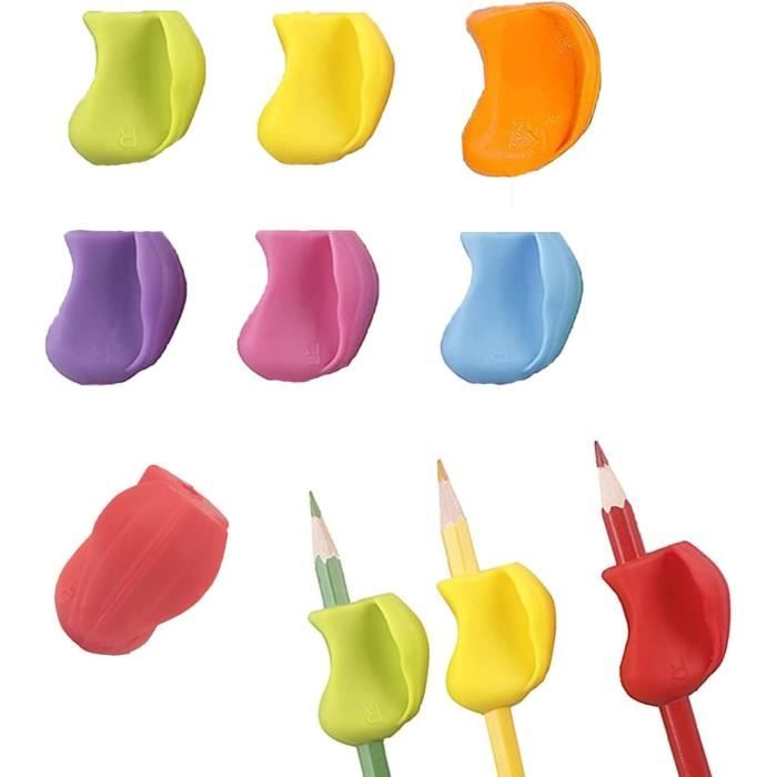 Kasun 7 Pièces Poignées De Crayon, Guide Doigts Crayon Enfant Poignées ...
