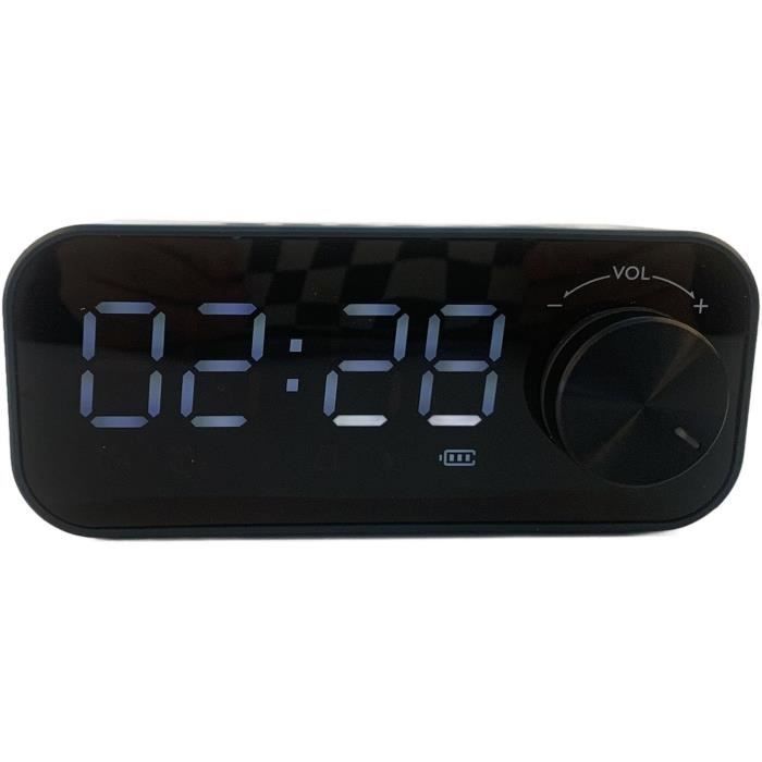 Radio-réveil à affichage LED avec haut-parleur pour la maison, la ...