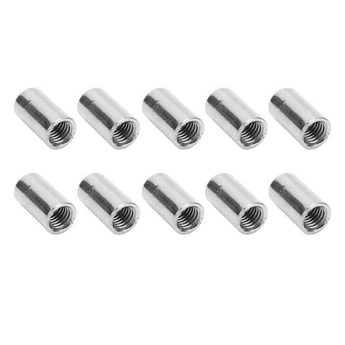 Ecrou de couplage rond VBESTLIFE - Kit de 10 écrous en acier inoxydable ...