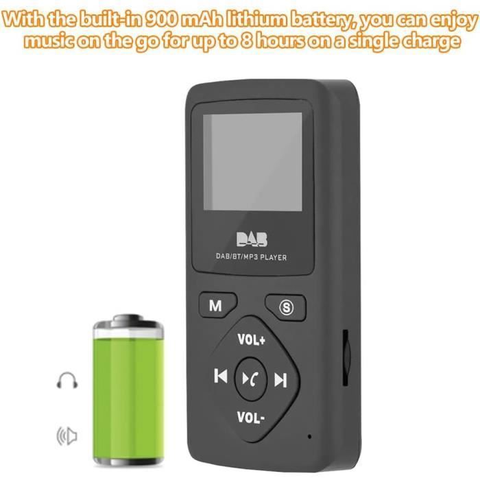 Mini Bluetooth Radio Numérique Dab Dab,Radio de Poche Pocket Radio ...