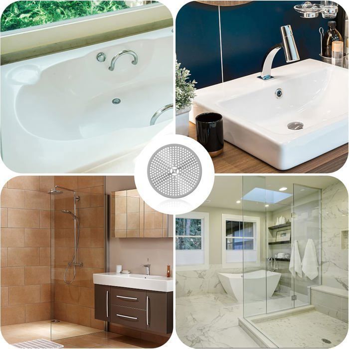 Drain de Douch,Filtre pour Bonde de Baignoire en Acier Inoxydable ...