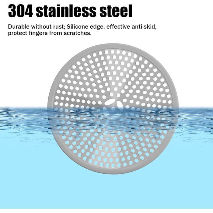 Drain de Douch,Filtre pour Bonde de Baignoire en Acier Inoxydable ...