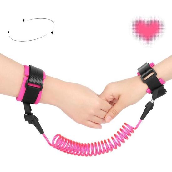 2M Harnais Enfant, Bracelet Anti Perte Enfant, Anti-Perdu Poignet ...