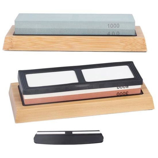 Ensemble de pierres à aiguiser les couteaux Kit de Pierre à Aiguiser pour Pierre à Aiguiser ...