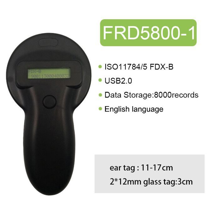 Lecteur portatif de micro d'animal de Faread RFID pour des chiens chat ...