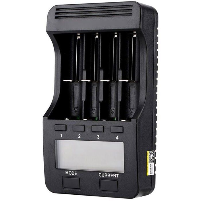 Chargeur Intelligent - LARGEIGHT - Lii-500 - 4 Emplacements - Écran LCD ...