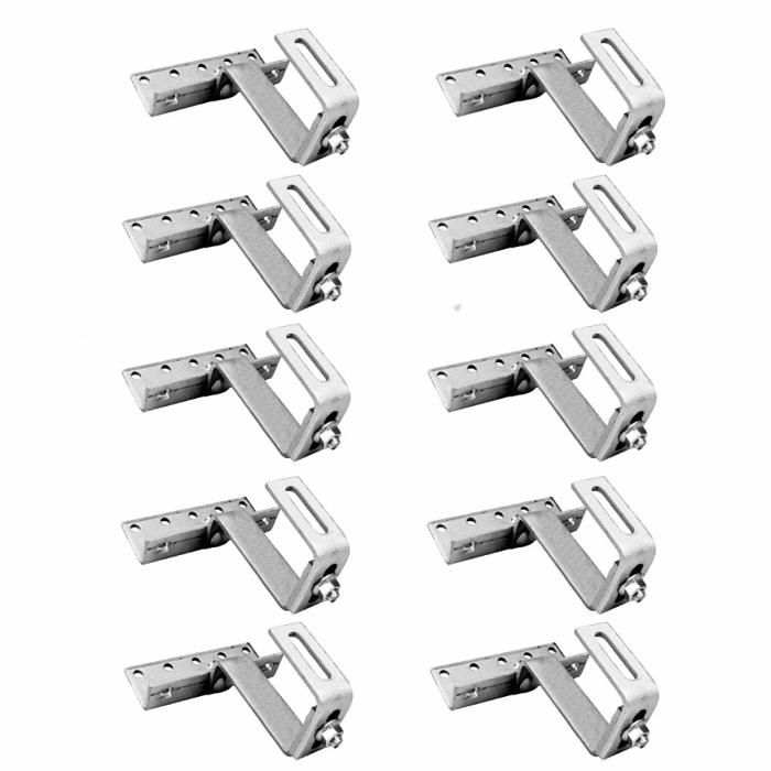 Crochets de Toit Offgridtec© Lot de 10 en Acier Inoxydable Réglables 3 ...